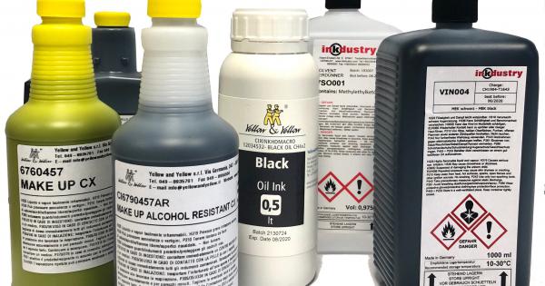 Inks for micro-character marking